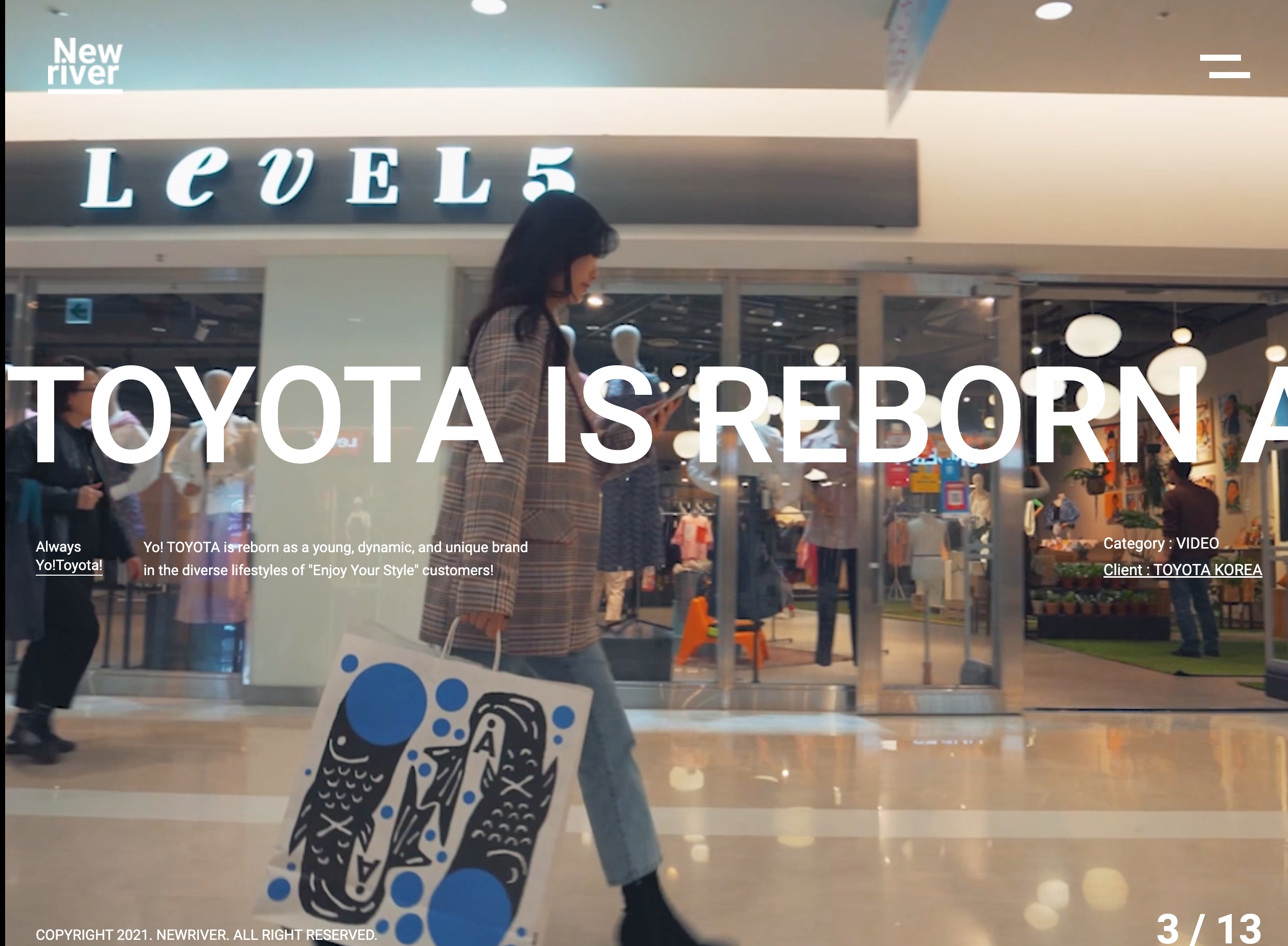 Newriver | BRIK GALLERY - 国内最大規模のWebデザインやコンテンツの参考になるWebサイトリンク集・デザインギャラリー